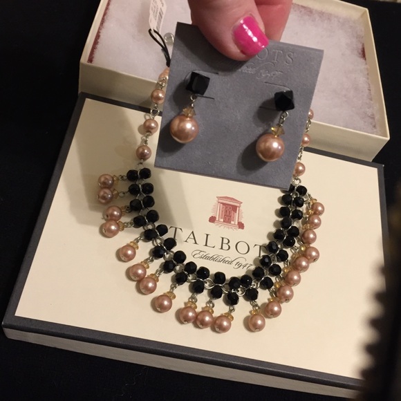 Talbots | Jewelry | Nwtpretty And Unique Necklace Earring Set | Poshmark